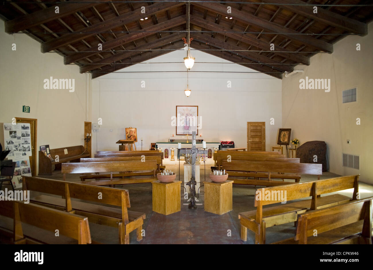 The Old Adobe Mission in downtown Scottsdale, Arizona, USA - a restored ...