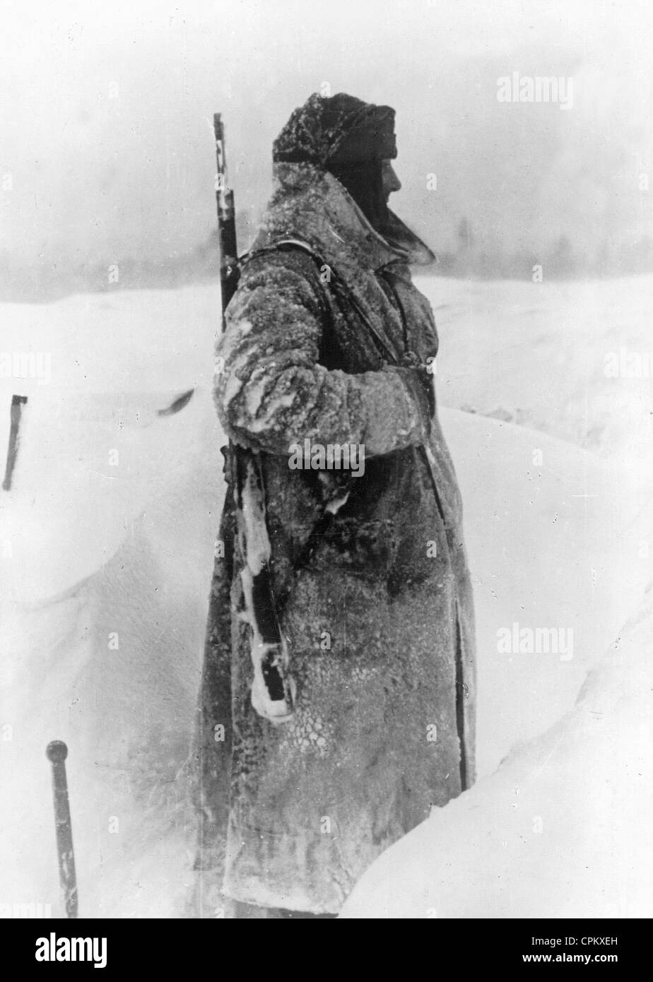 German positions on the Eastern Front, 1942 Stock Photo - Alamy