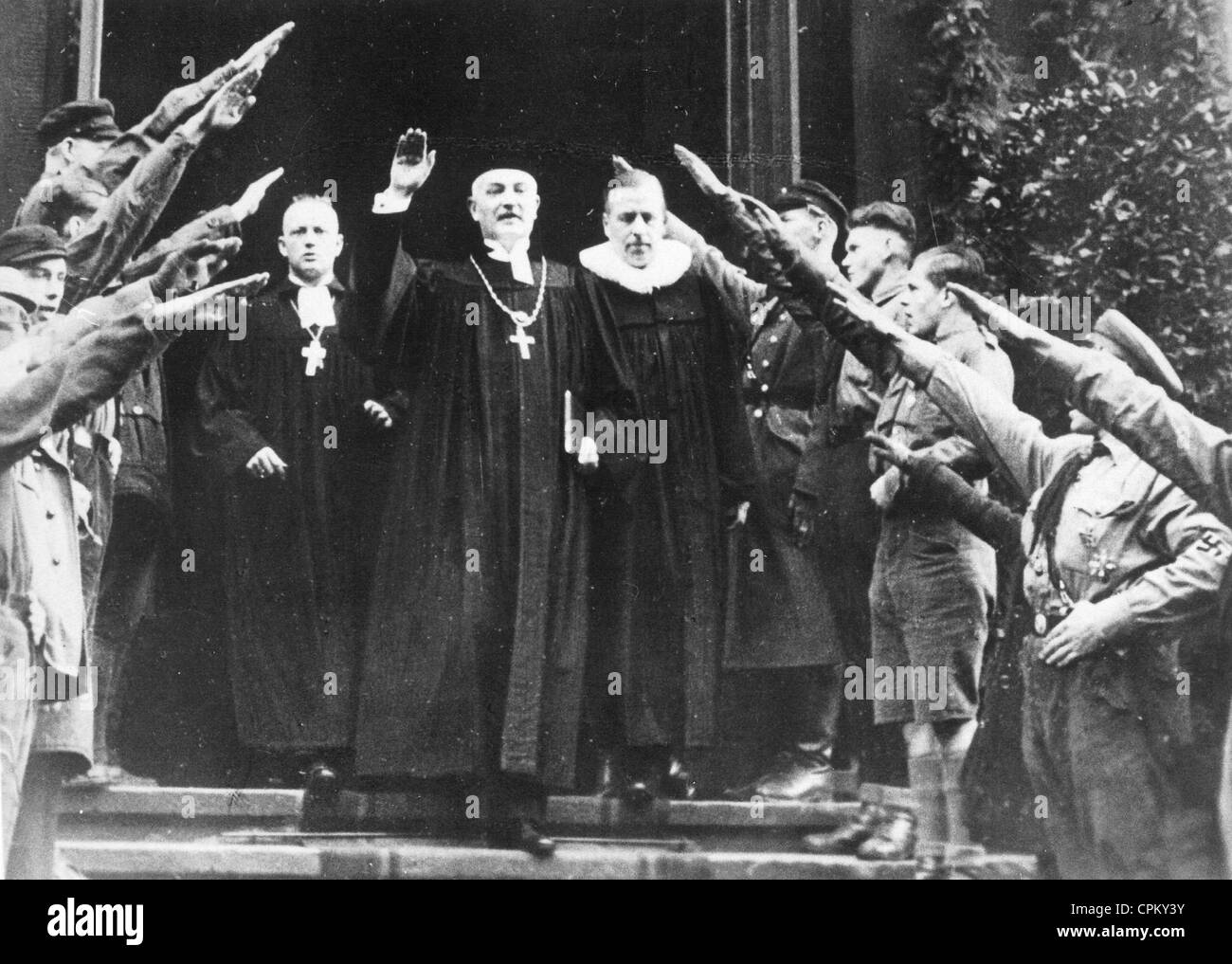 Bishop Coch of the German Christians in Dresden, 1934 Stock Photo - Alamy
