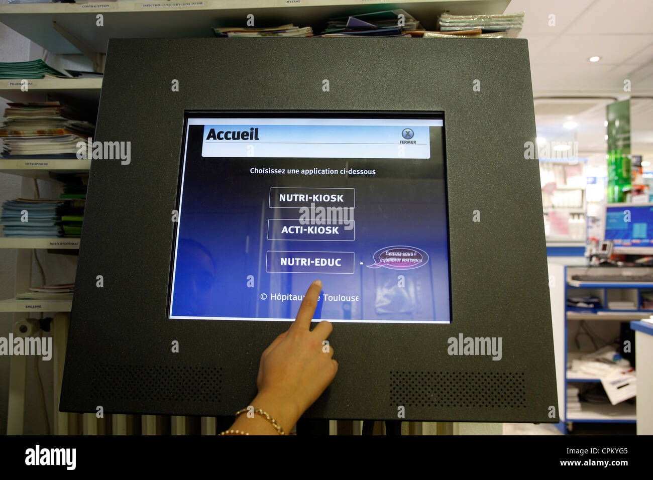 Data feeding into computer hi-res stock photography and images - Alamy