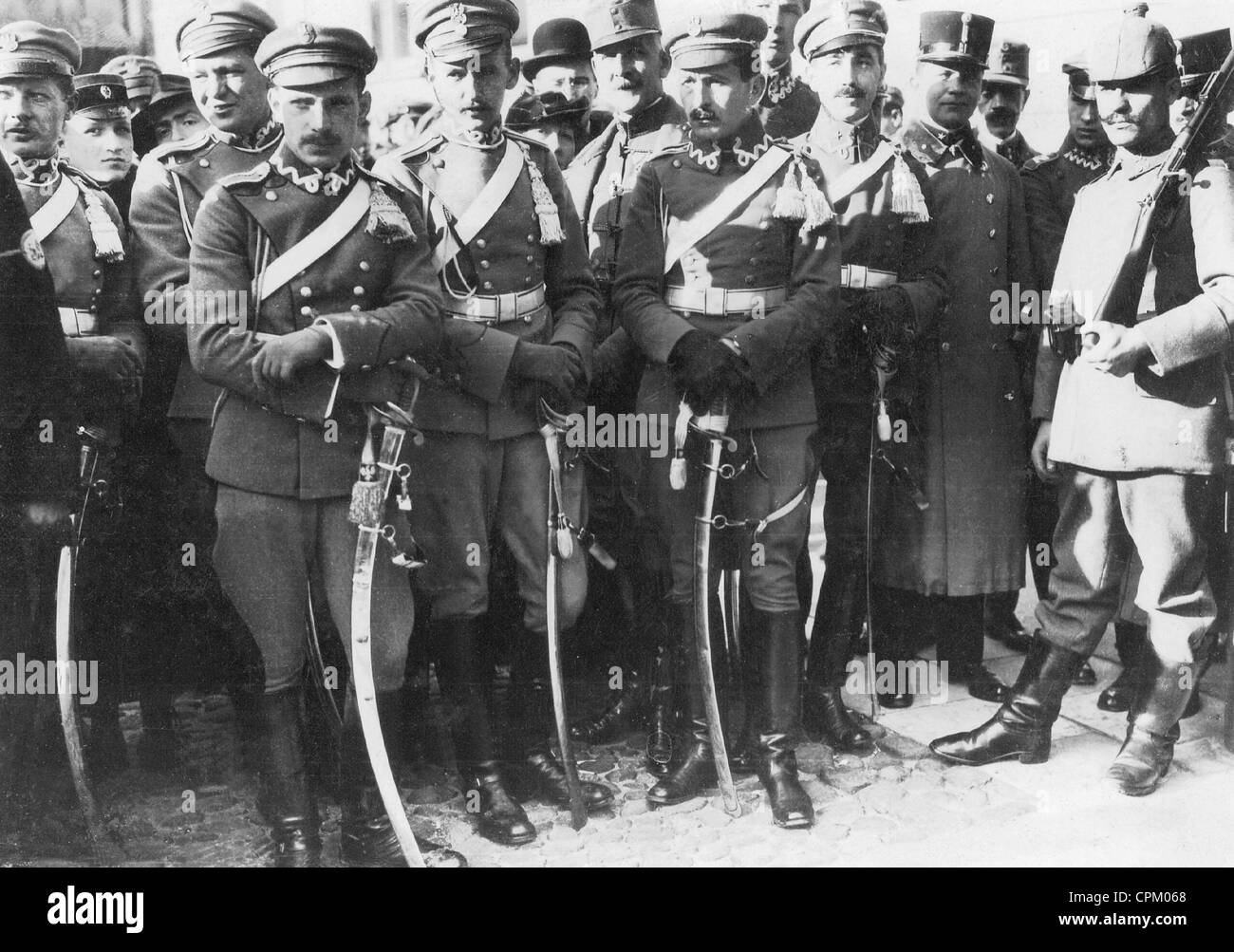 Officers of the Polish Legion, 1918 Stock Photo - Alamy