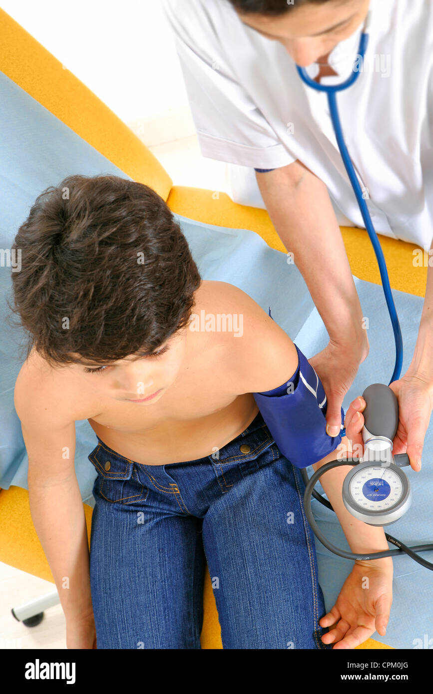 Arterial blood pressure and child hi-res stock photography and images ...