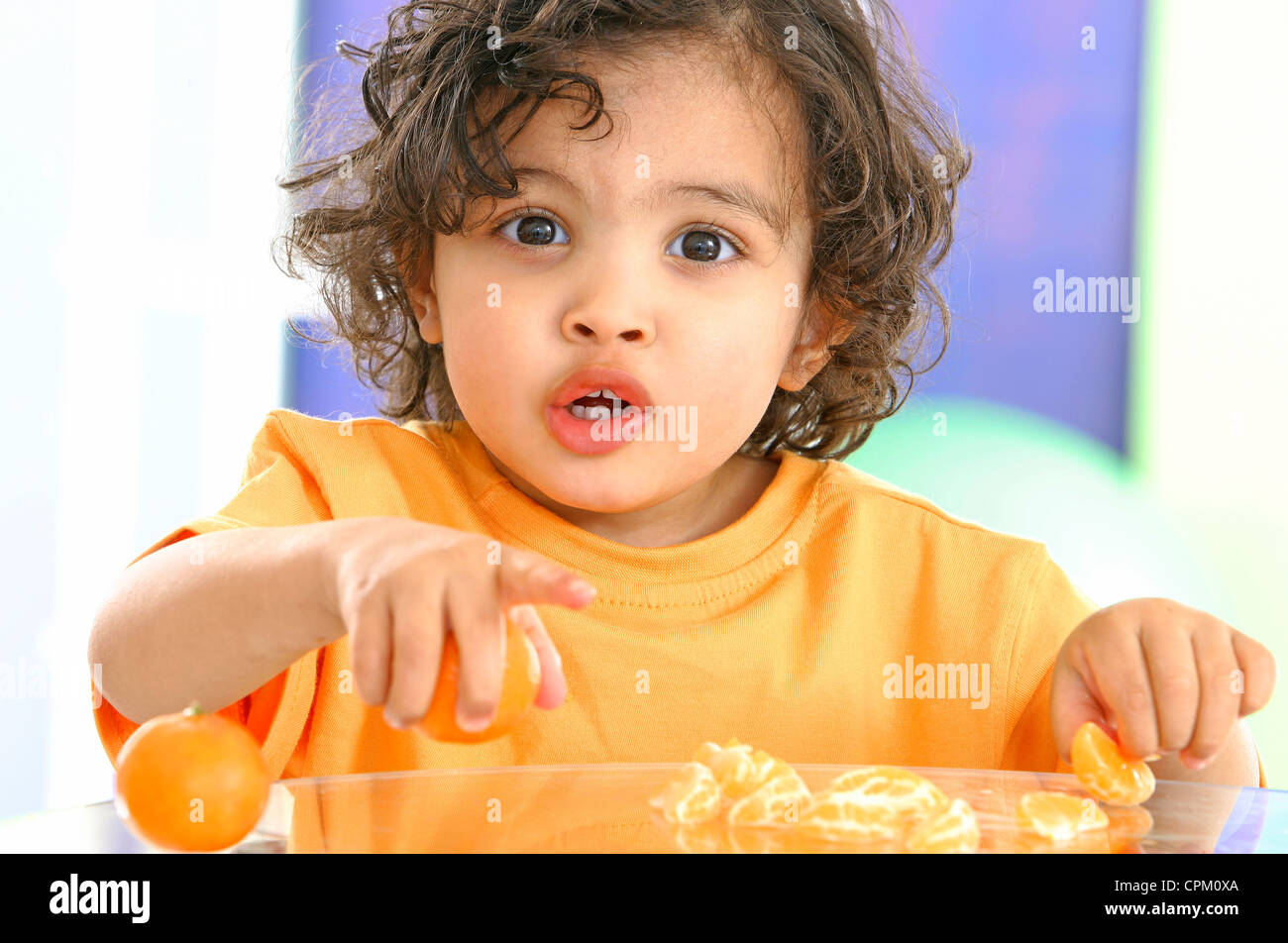 Babies and fruit hi-res stock photography and images - Alamy