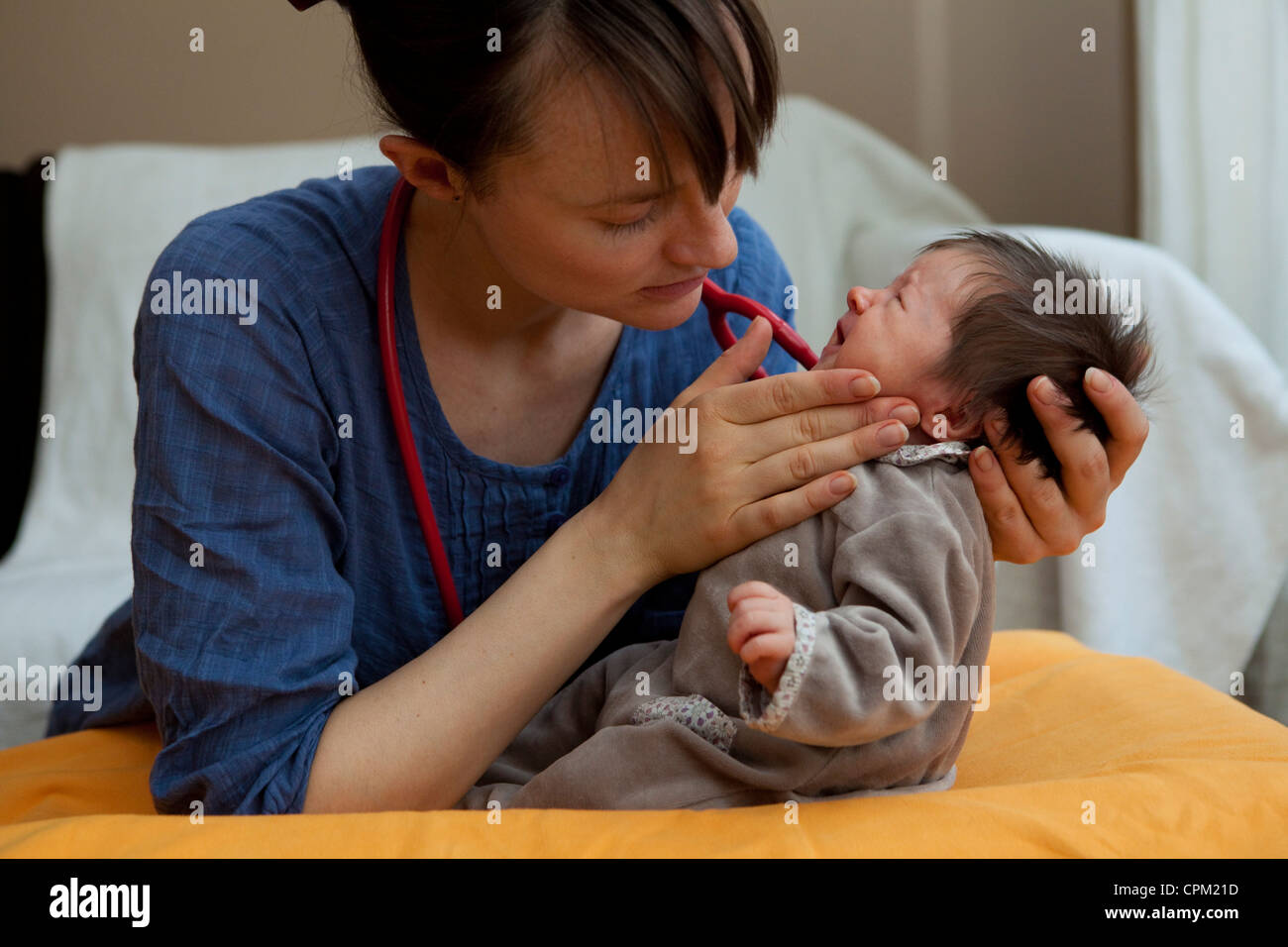 NEWBORN BABY IN CONSULTATION Stock Photo - Alamy