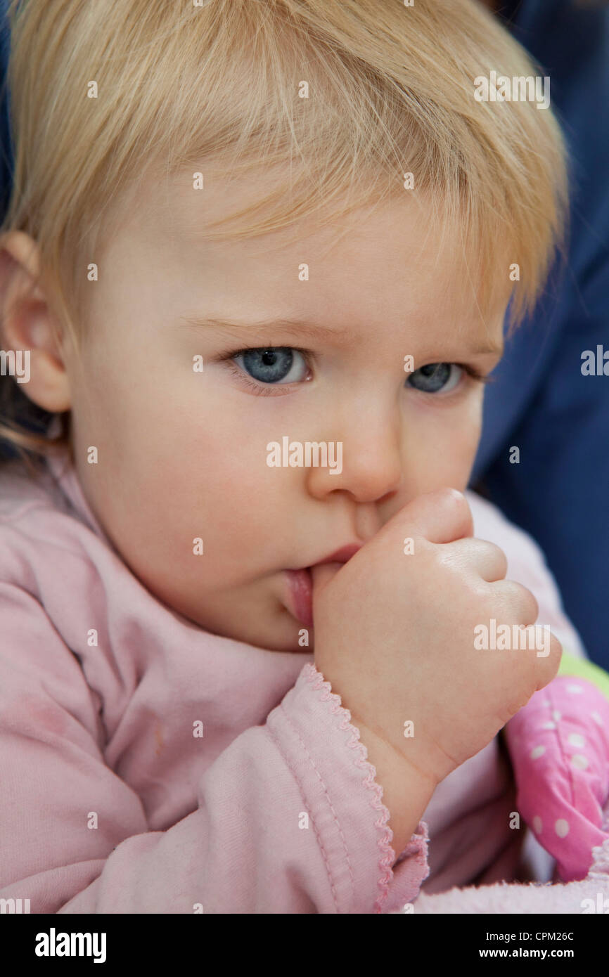 18 month girl sucking thumb hi-res stock photography and images - Alamy