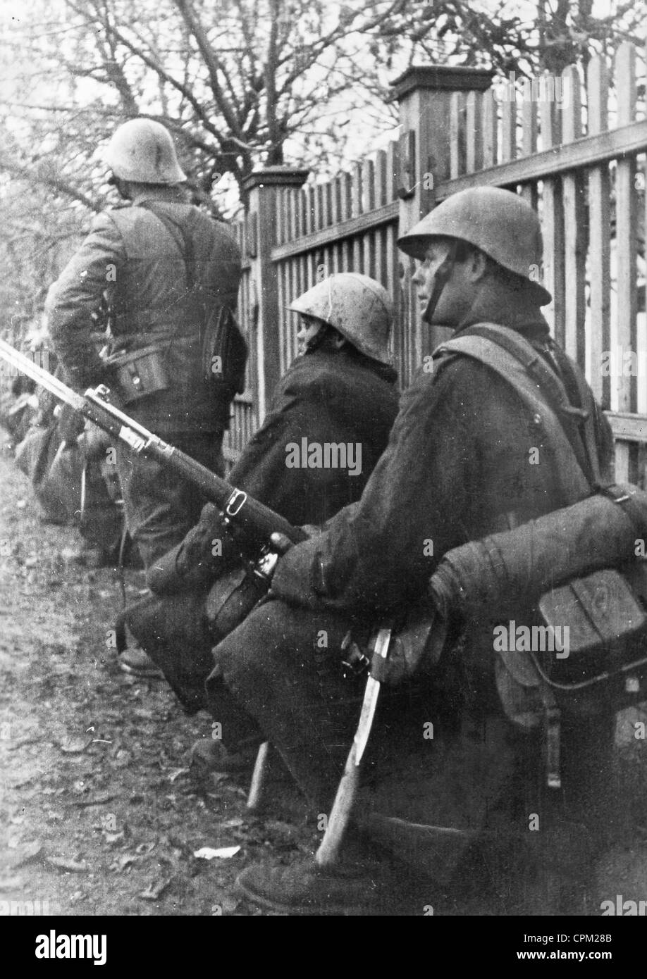 Romanian soldiers on the Eastern Front, 1942 Stock Photo - Alamy