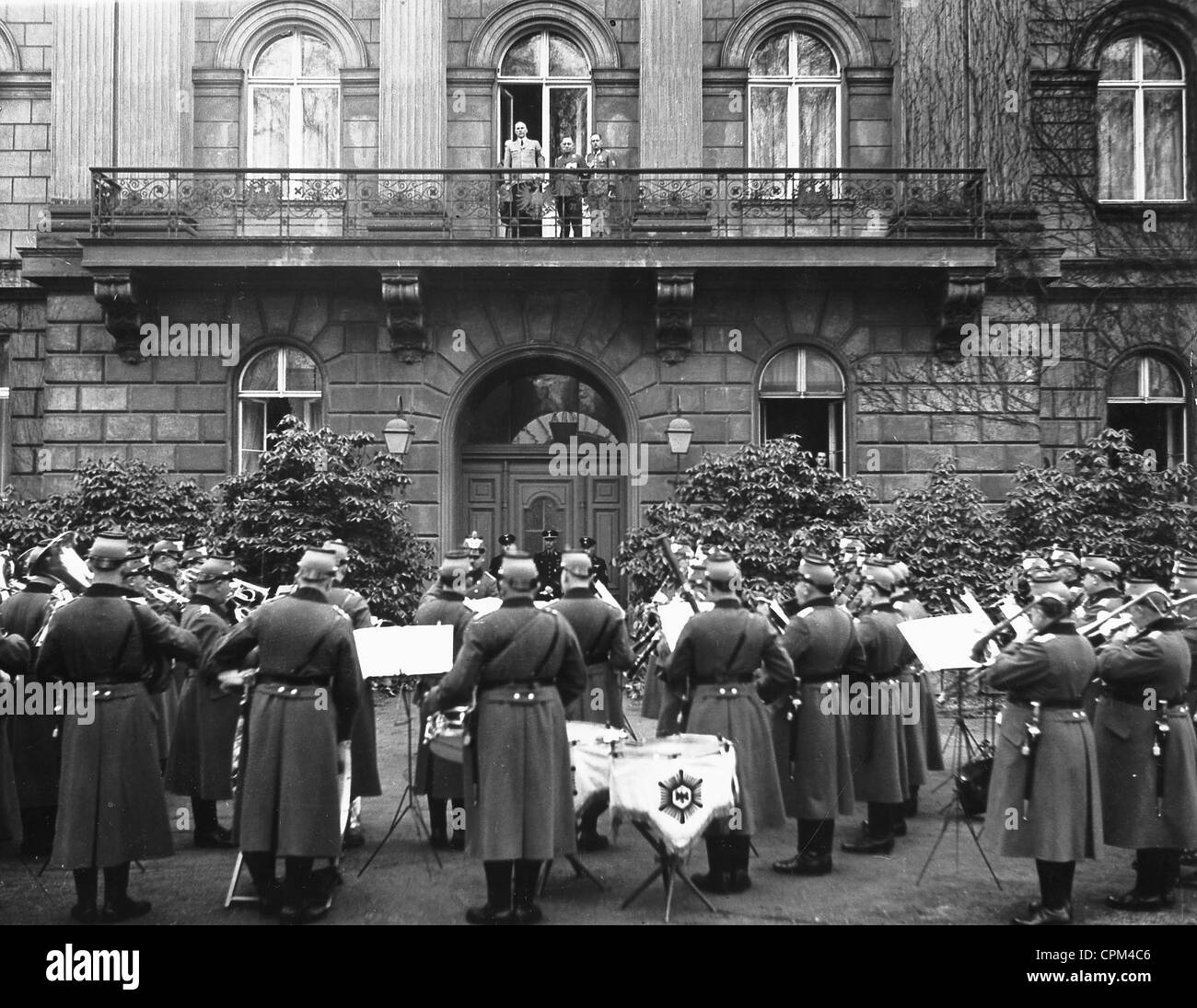 Serenade for the birthday of Wilhelm Frick, 1937 Stock Photo - Alamy