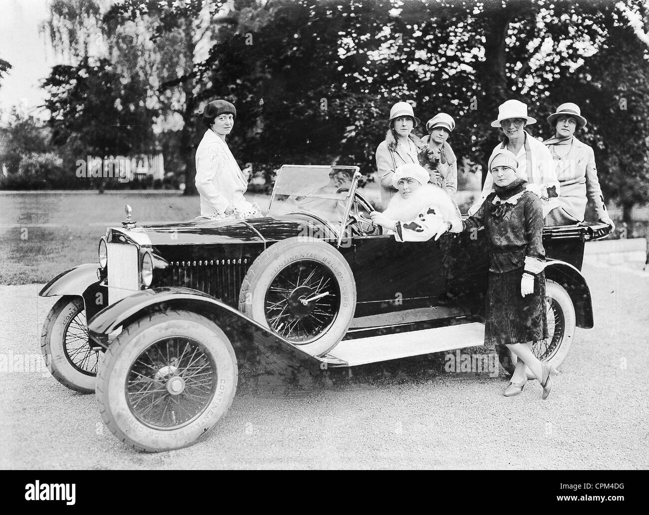 Members of the women's automobile club in Berlin, 1926 Stock Photo - Alamy