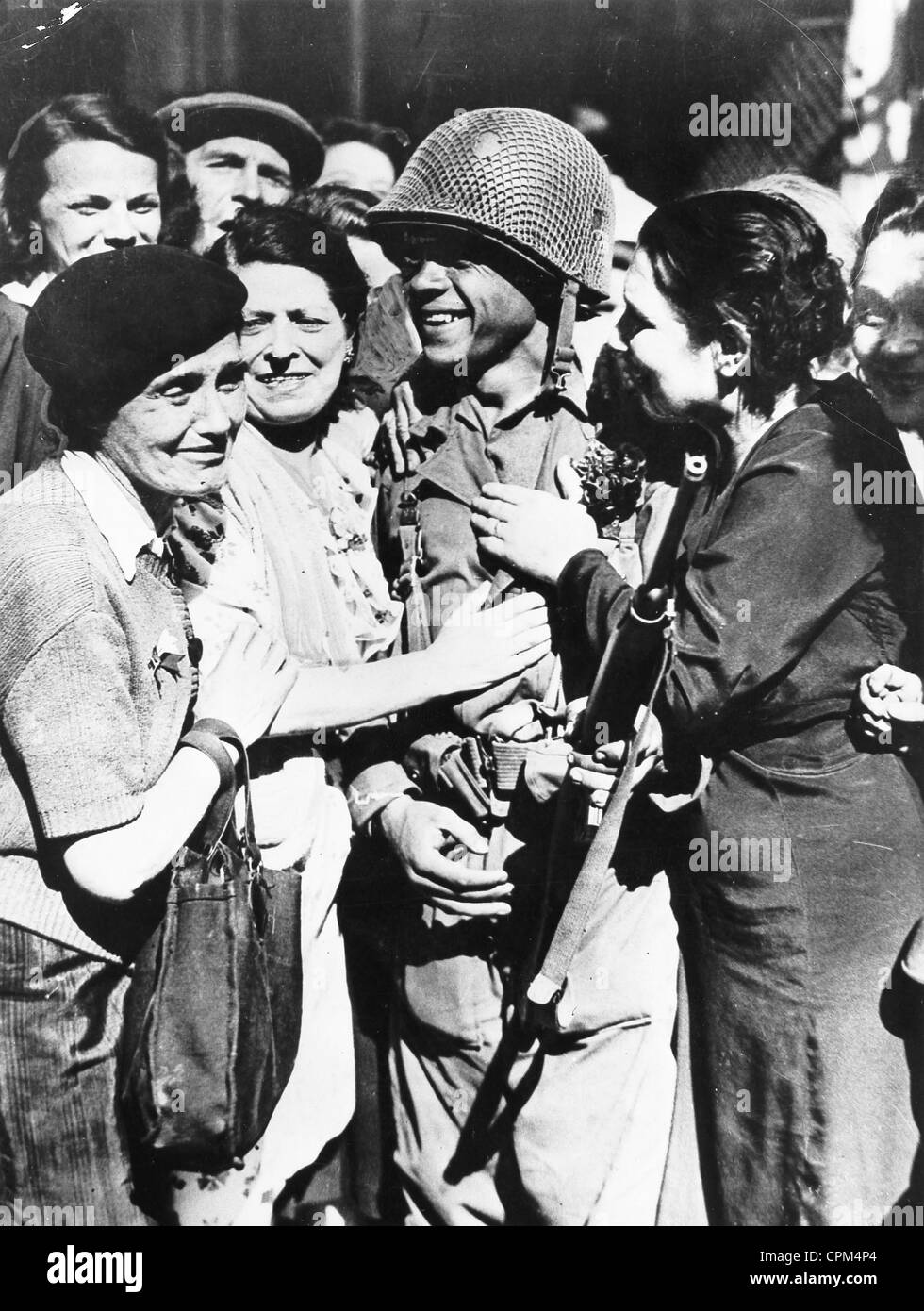 The liberation of Paris by the Americans Stock Photo - Alamy