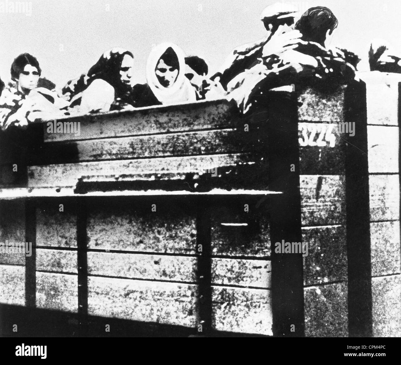 Transportation of Jews in a railroad car Stock Photo - Alamy