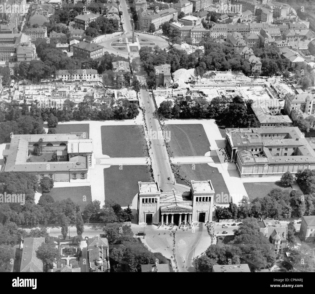 View of the Koenigsplatz in Munich, 1933 Stock Photo - Alamy