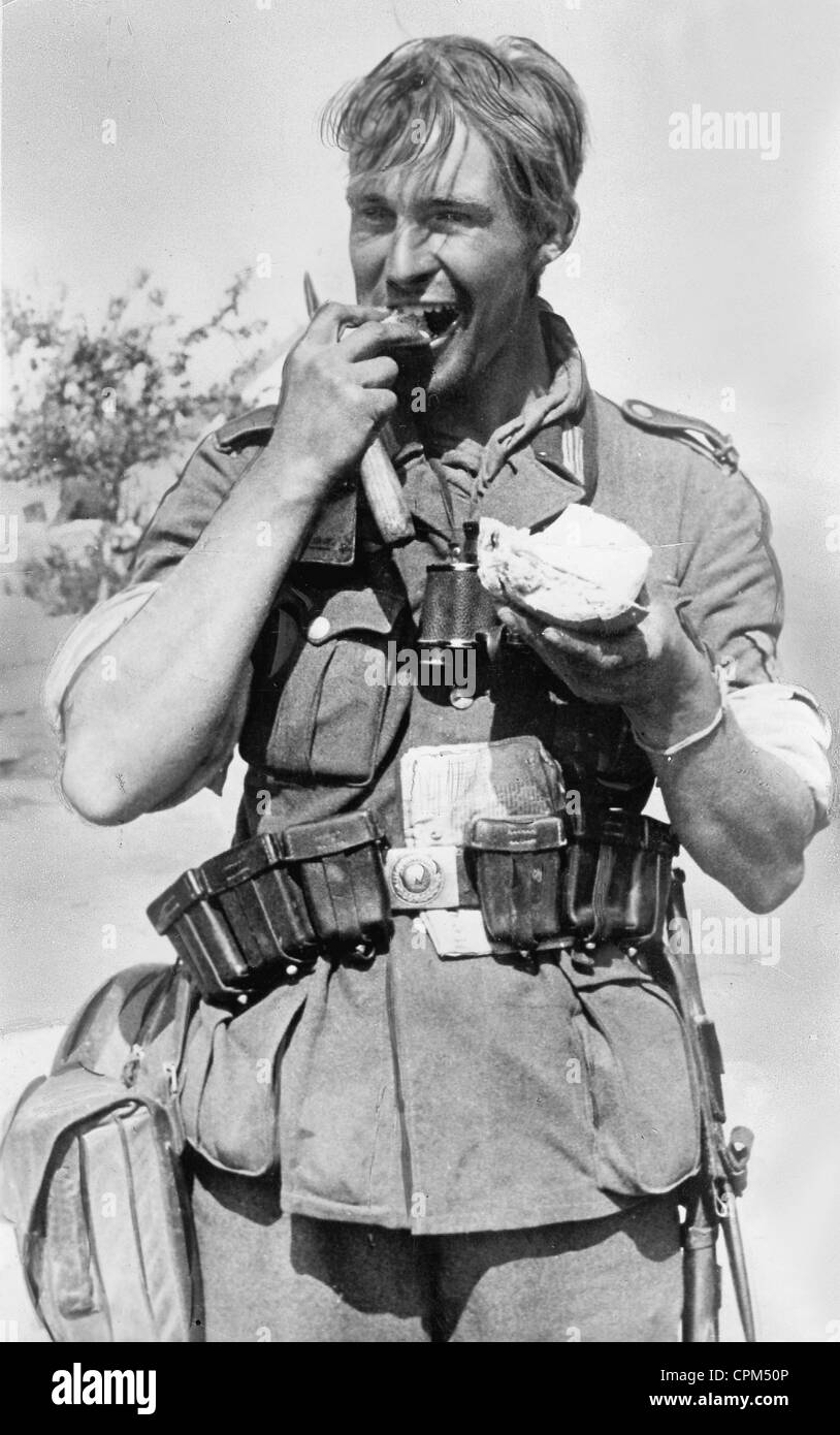 German soldier on the Eastern Front, 1941 Stock Photo - Alamy