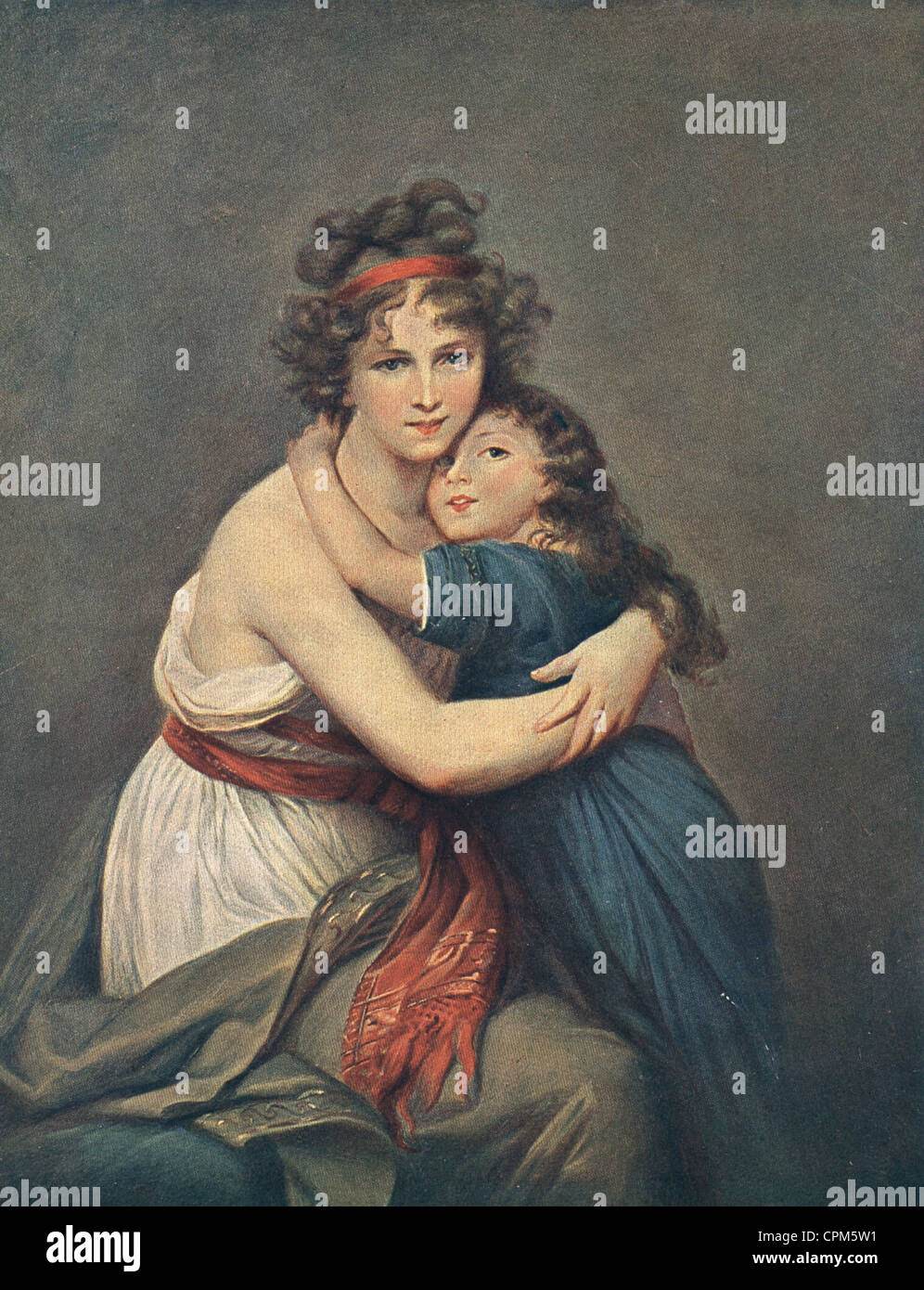 Mother with child, 1820 Stock Photo - Alamy
