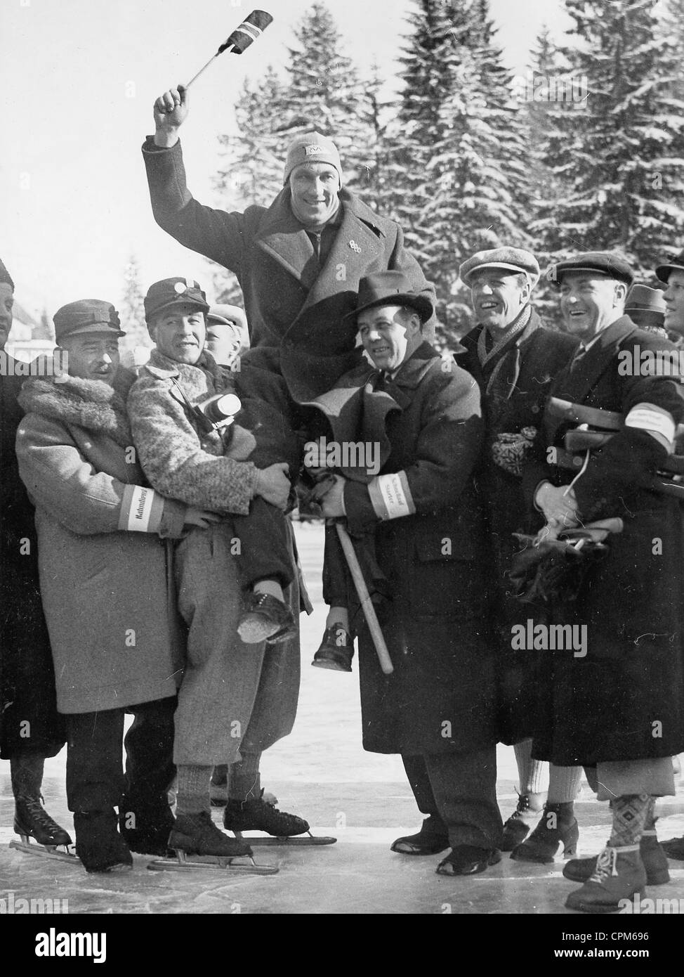 Olympic winter games in Garmisch-Partenkirchen, 1936 Stock Photo - Alamy