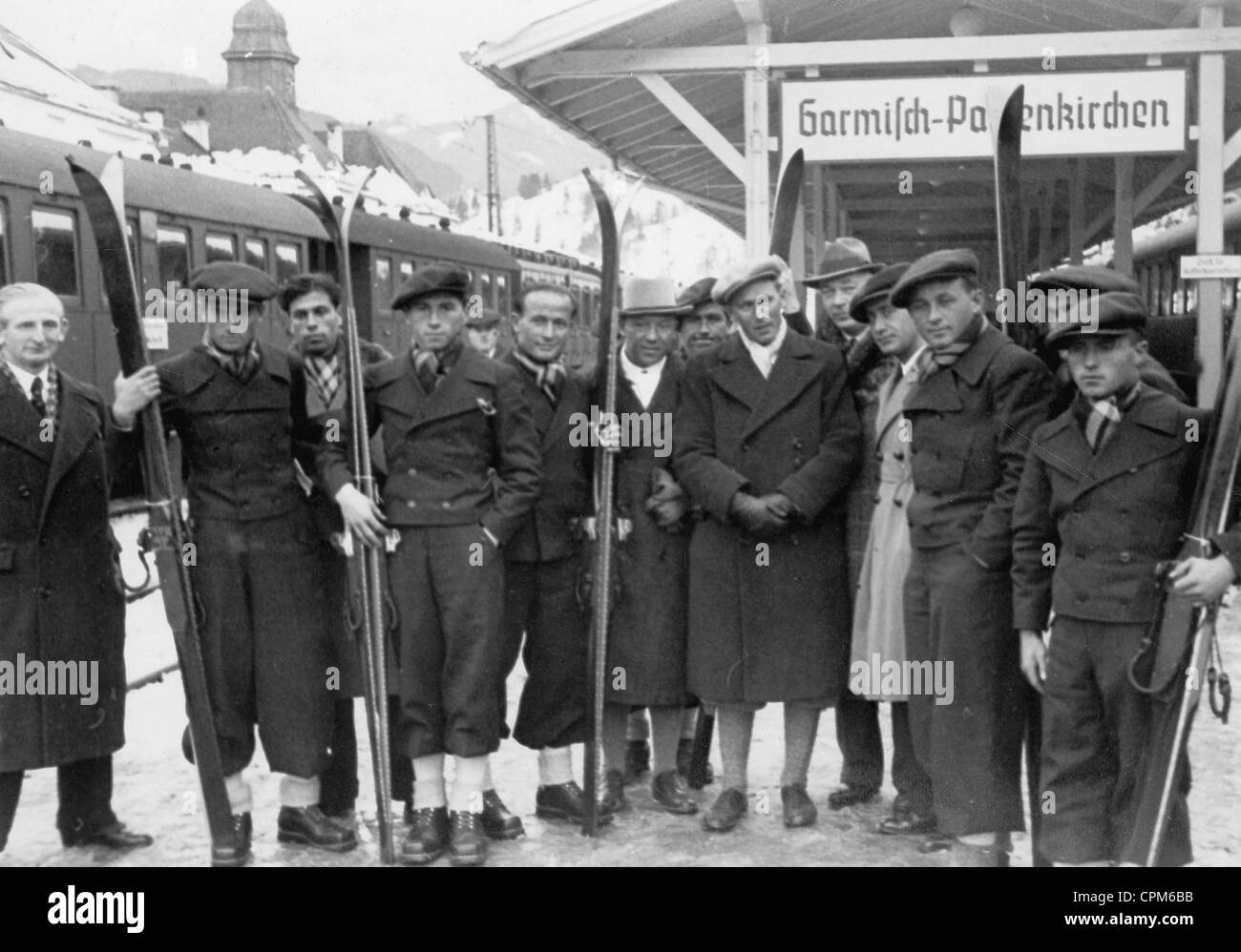 Olympic winter games in Garmisch-Partenkirchen, 1936 Stock Photo - Alamy