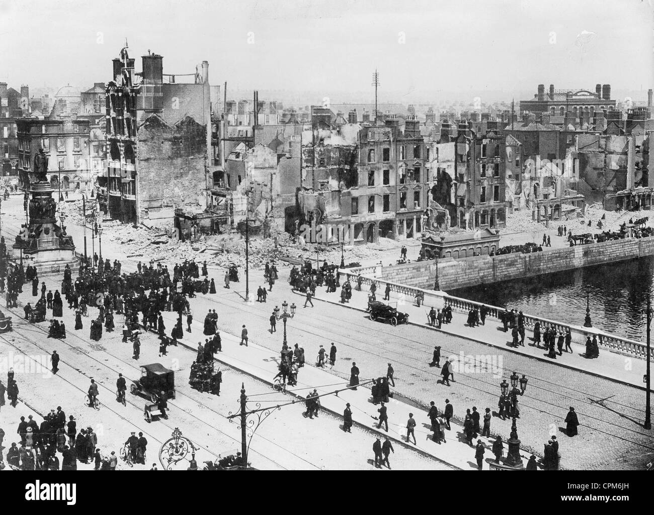 View of dublin Black and White Stock Photos & Images - Alamy