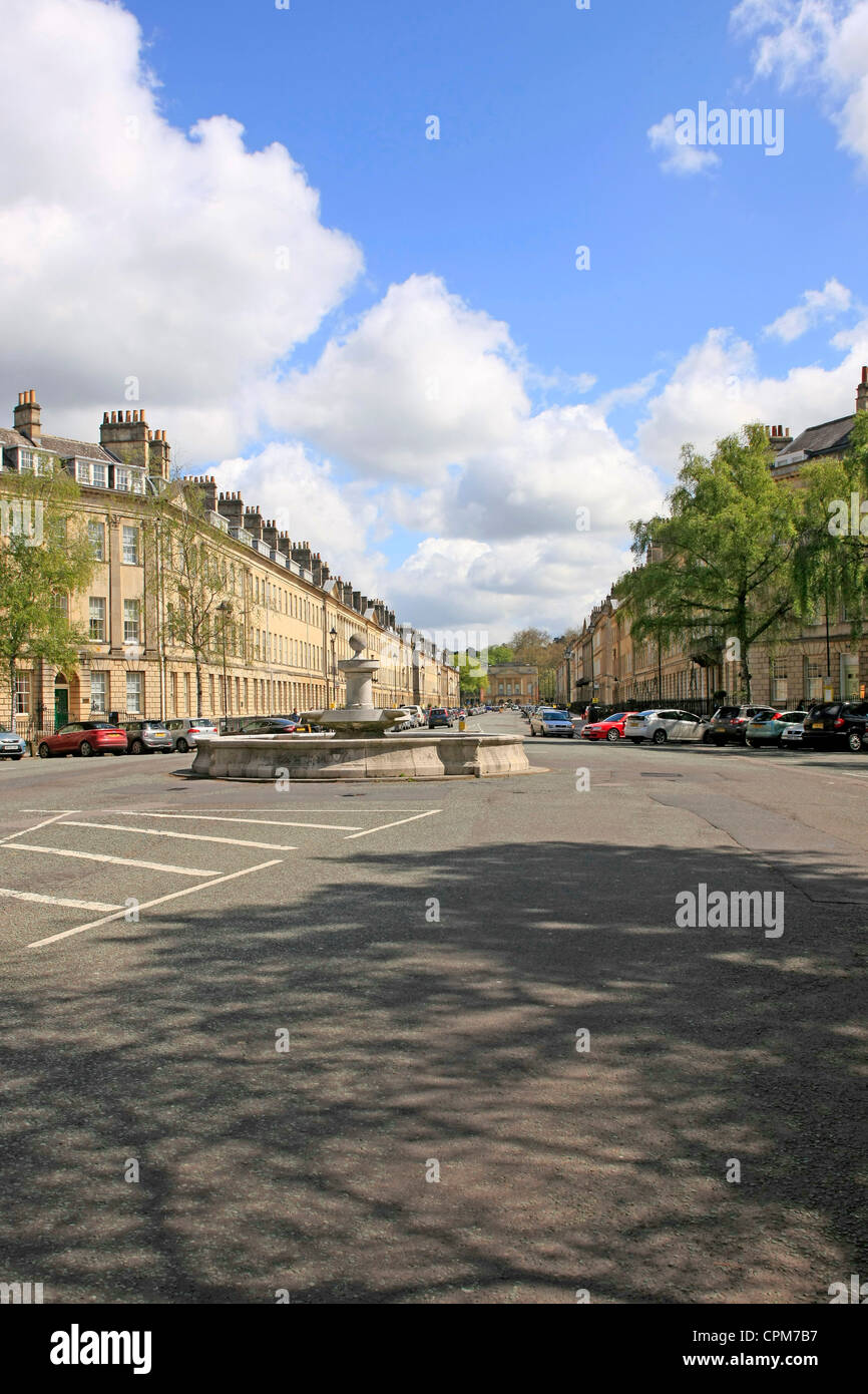 Georgian Buildings in Laura Place in Bath Stock Photo - Alamy