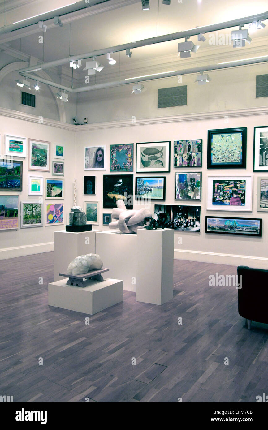 Display of local artists works at the Victoria Art Gallery in Bath ...