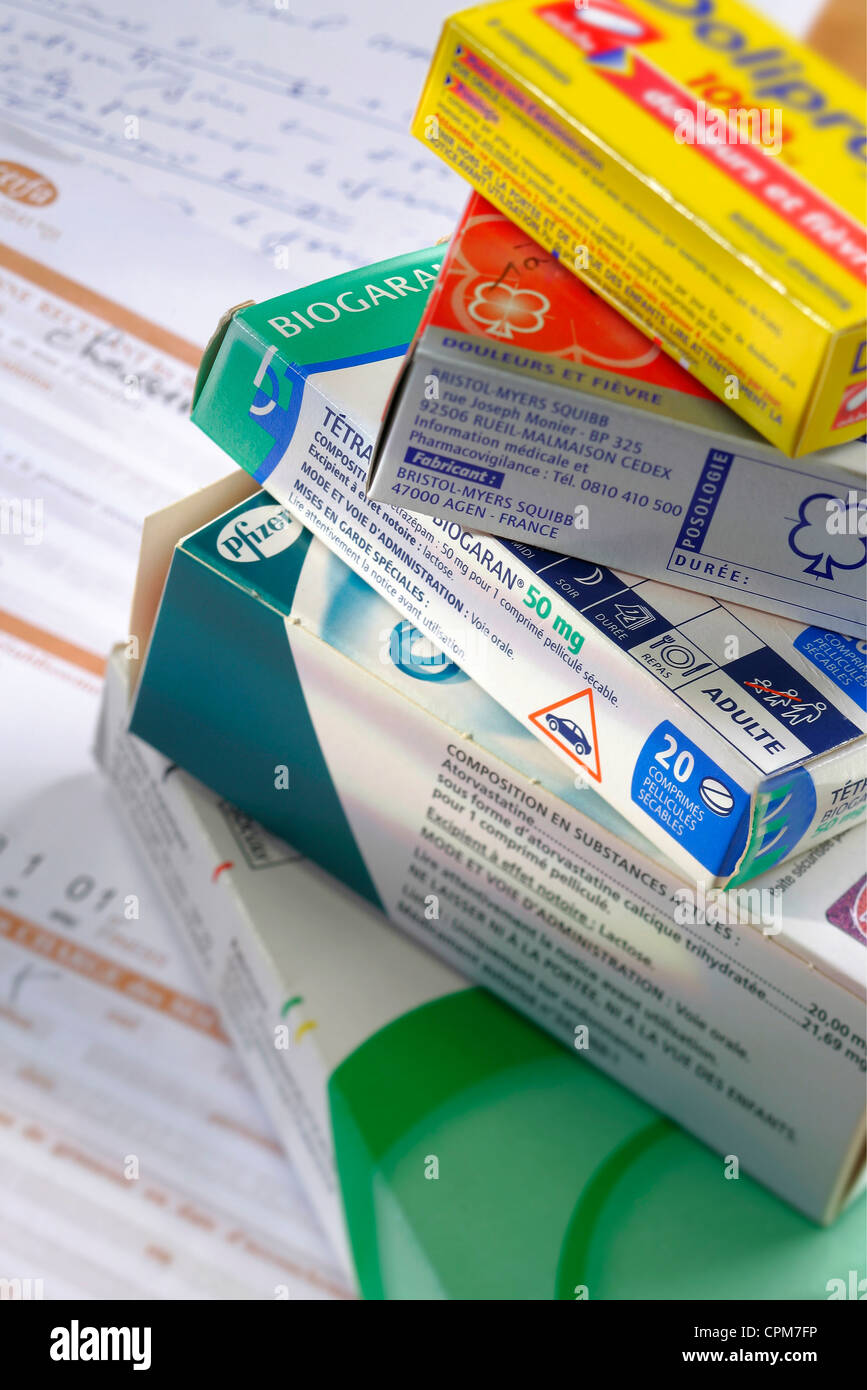 Stack of drugs hi-res stock photography and images - Alamy