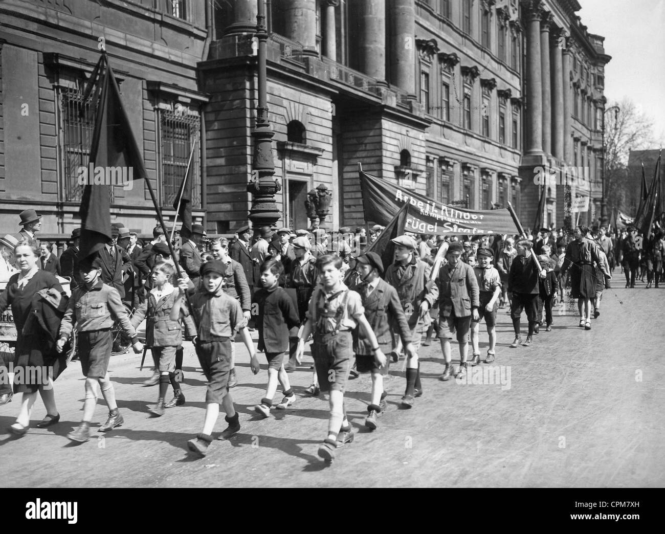 Communist Youth in Berlin, 1930 Stock Photo - Alamy