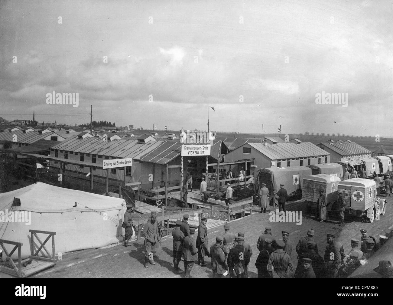 German hospital on the Western Front, 1915 Stock Photo - Alamy