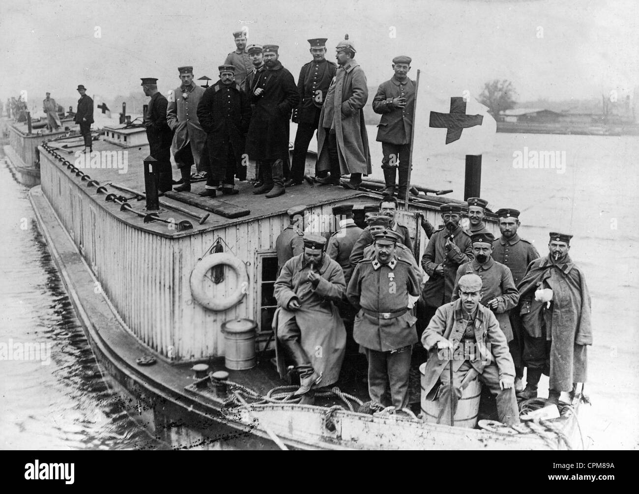 German wounded on the Western Front, 1914 Stock Photo - Alamy
