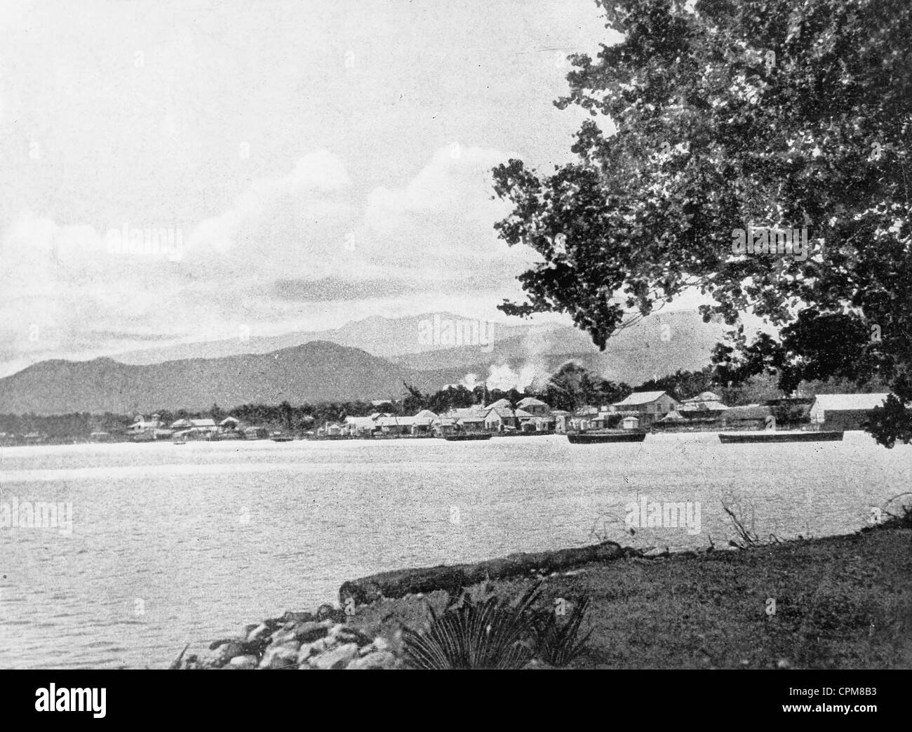 Apia at Samoa, around 1900 Stock Photo - Alamy
