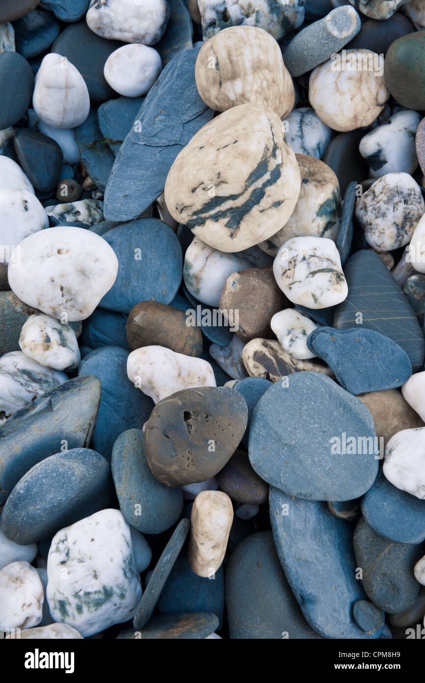 Pebbles, Woolacombe, Devon Stock Photo - Alamy