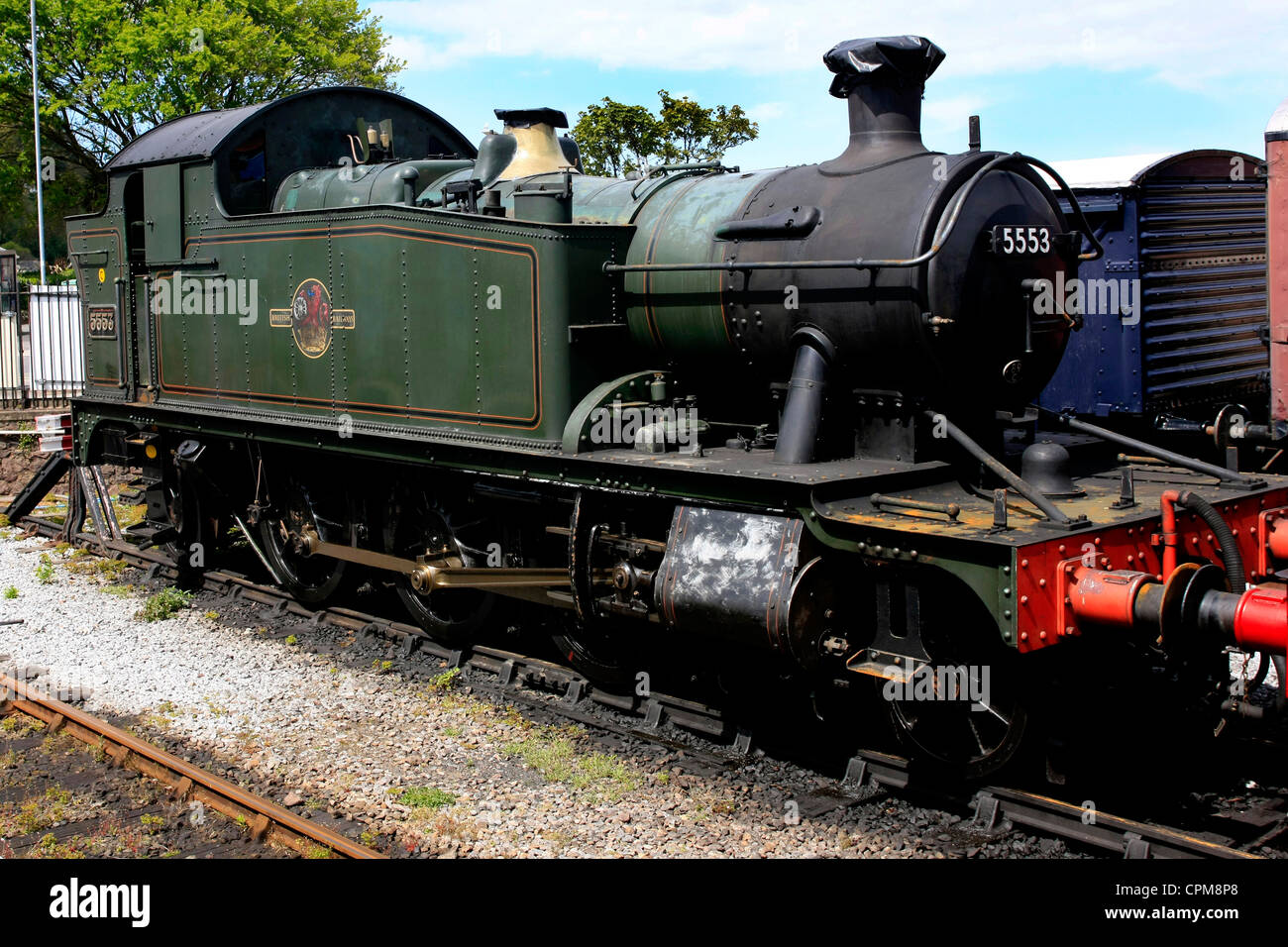 A Great Western "SMALL PRAIRIE” 2-6-2T 5553 Locomotive Stock Photo - Alamy