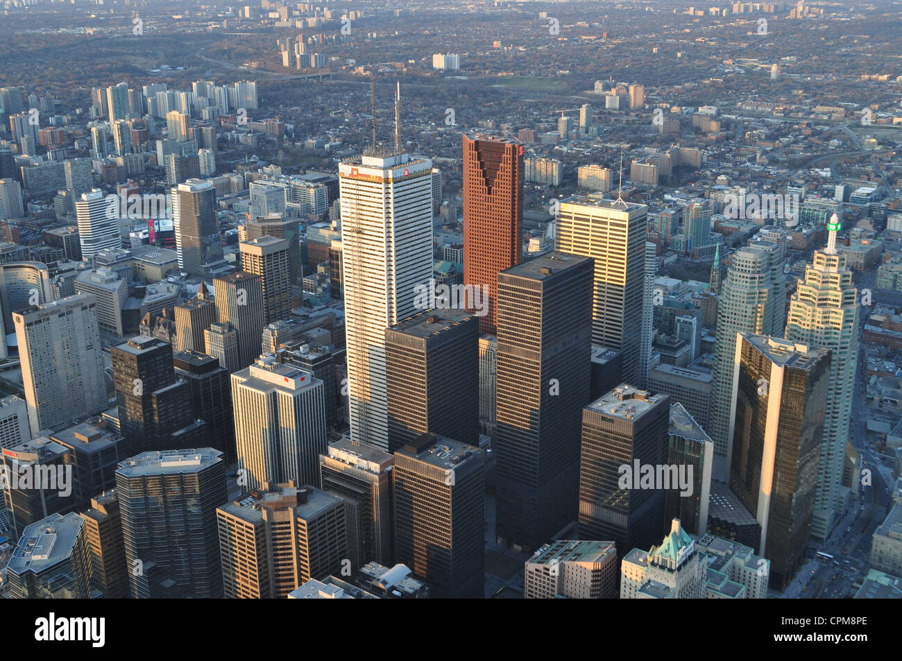 Aerial view of downtown toronto hi-res stock photography and images - Alamy