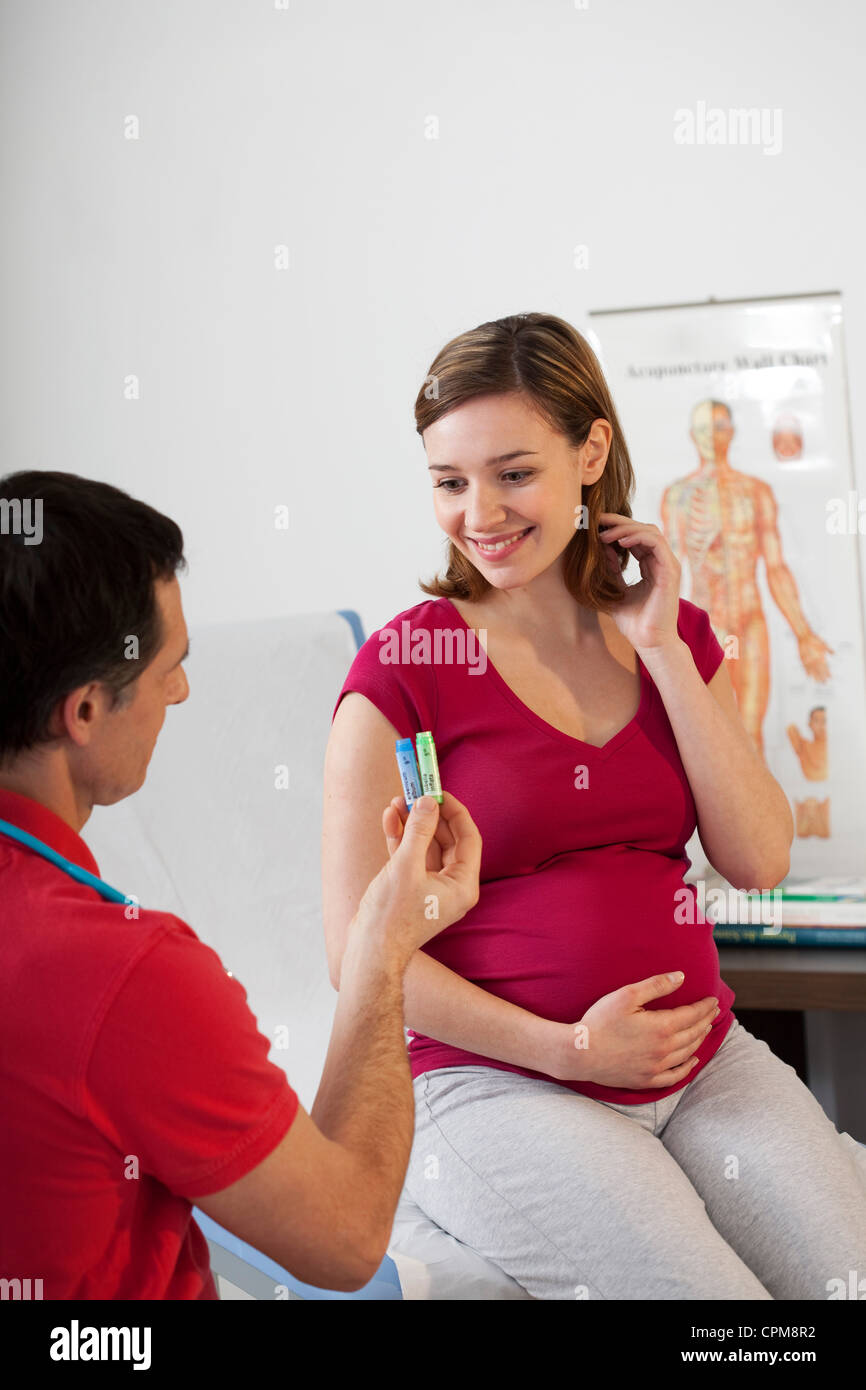 Homeopathy pregnant woman hi-res stock photography and images - Alamy