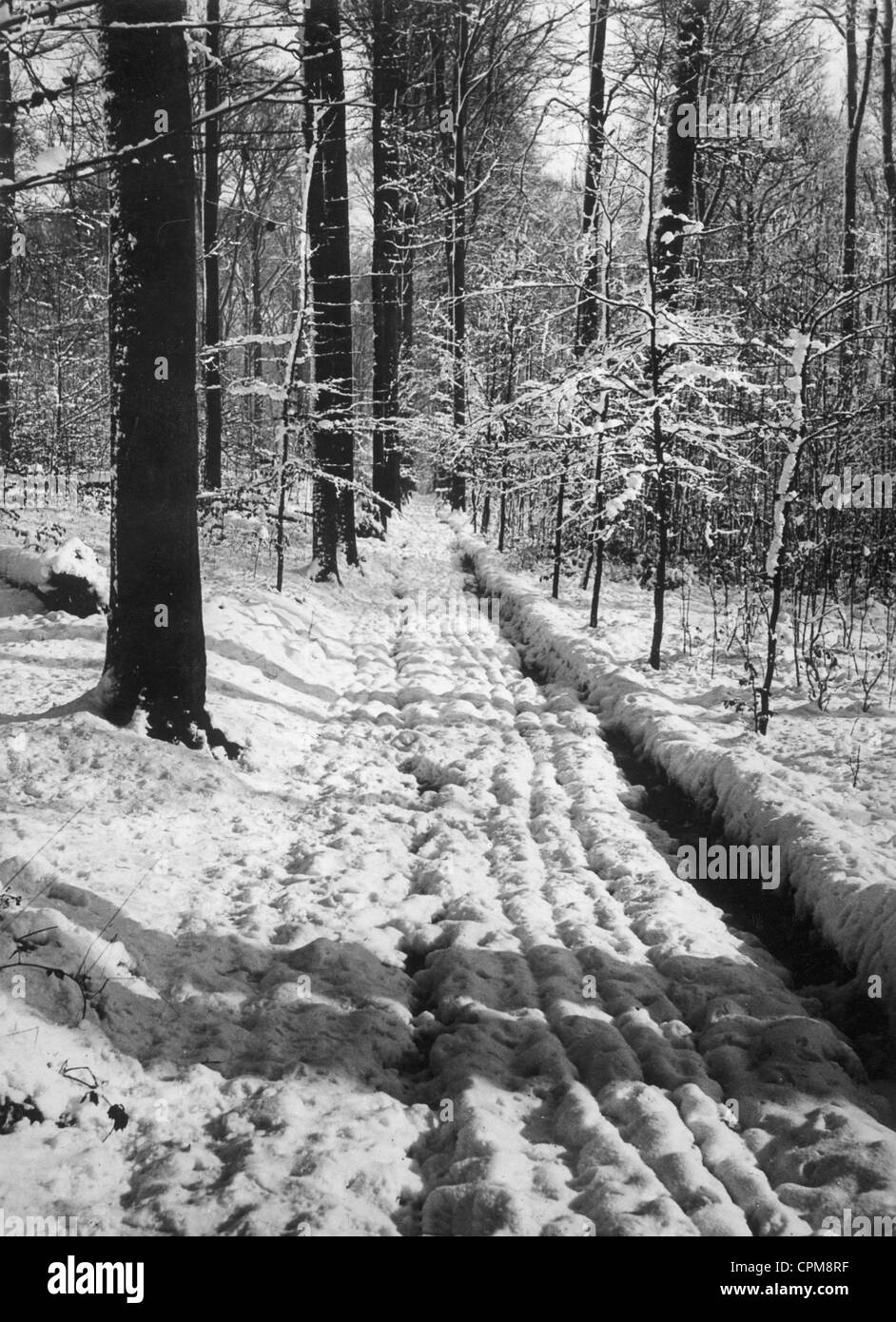 A winter landscape Black and White Stock Photos & Images - Alamy