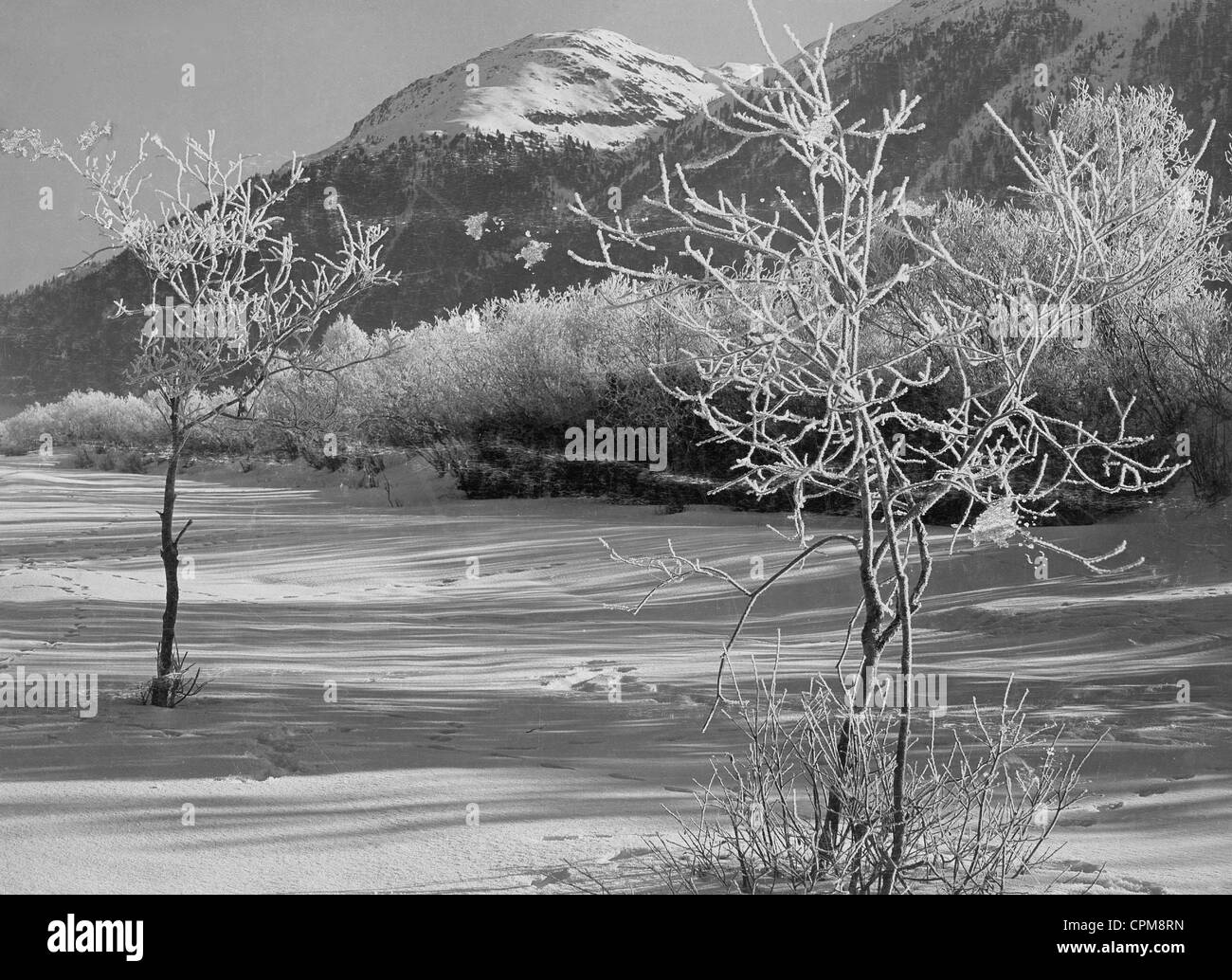 Panorama of the Alps, 1917 Stock Photo - Alamy