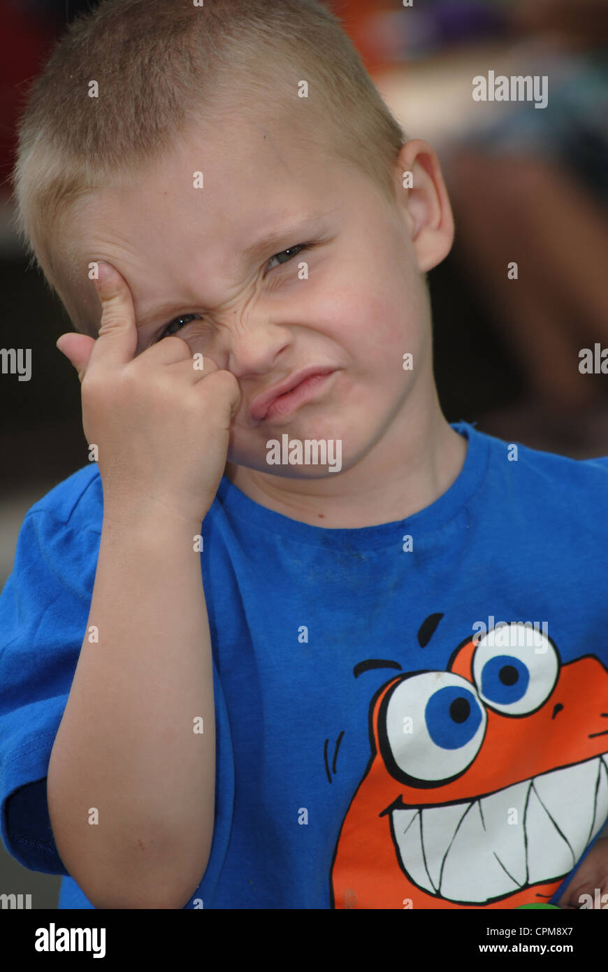 angry little boy Stock Photo - Alamy