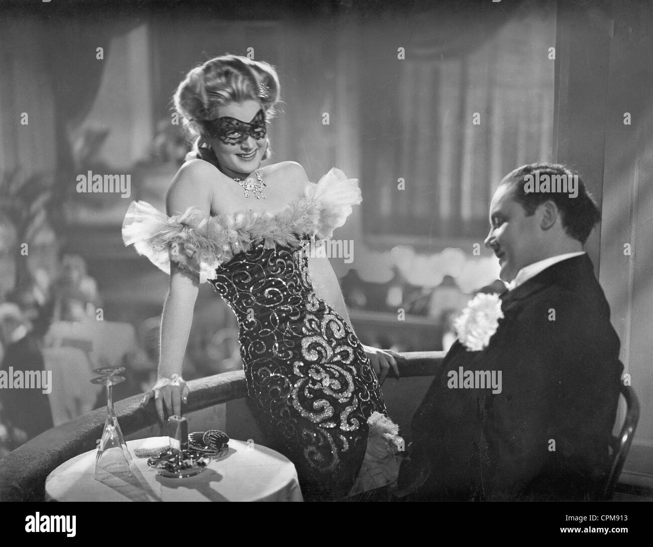 Will dohm and marte harell in opera ball hi-res stock photography and ...