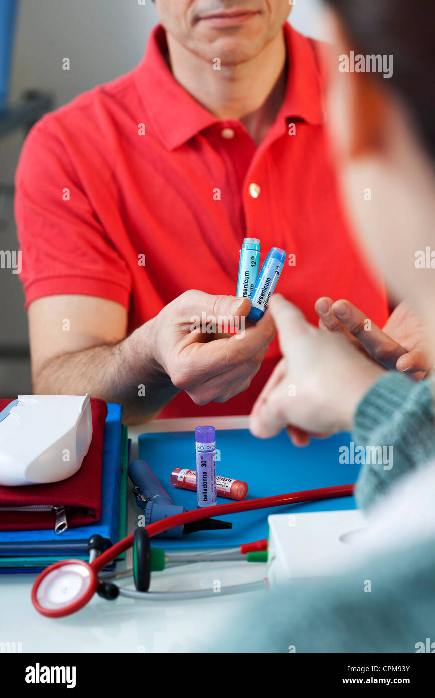 Homeopathic consultation female patient hi-res stock photography and ...
