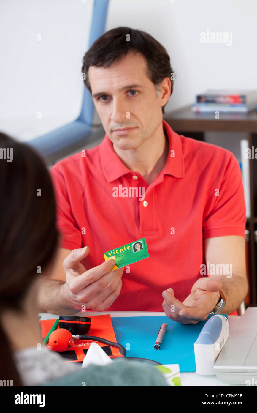 NAT'L HEALTH SERVICE CARD Stock Photo - Alamy