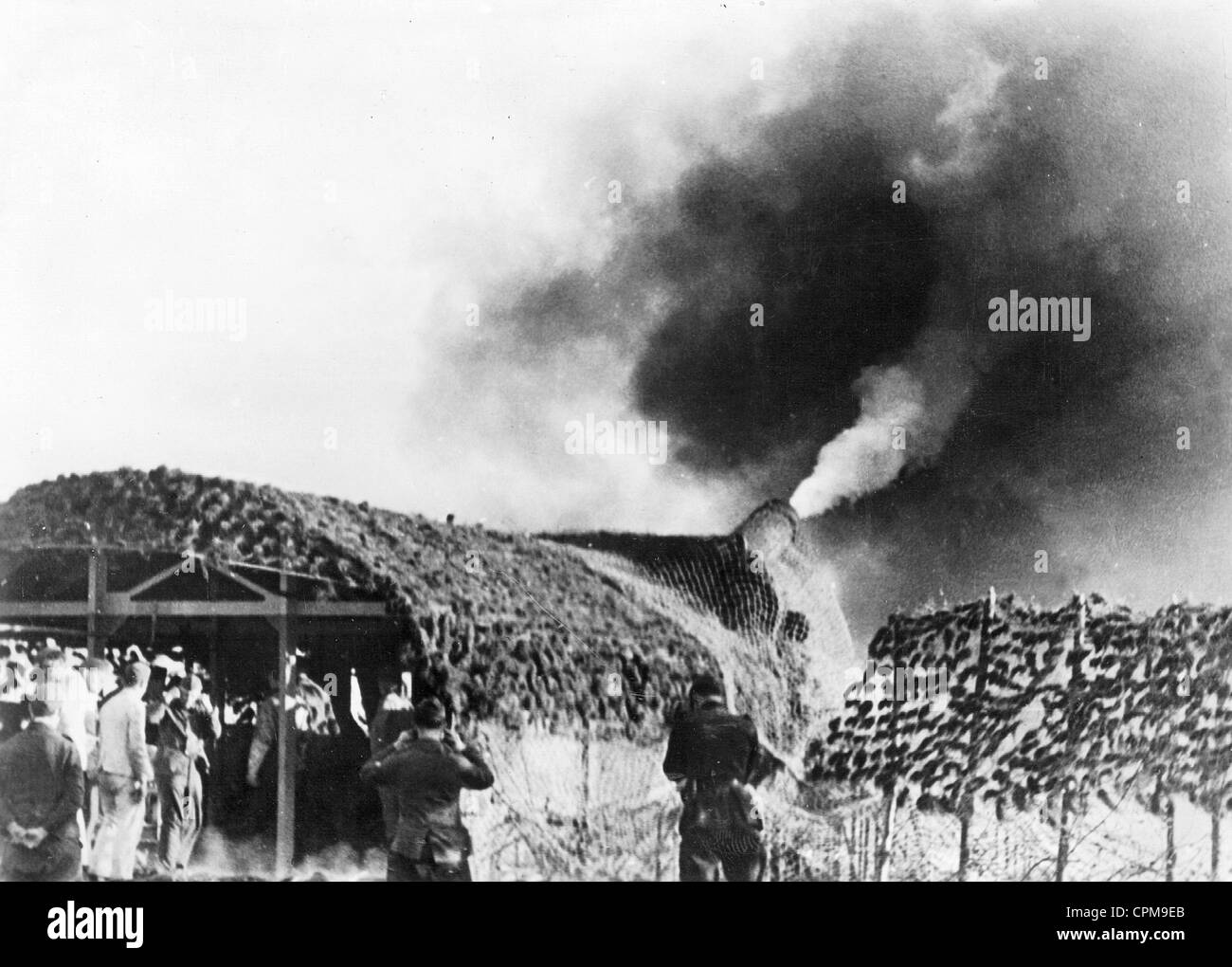 German battery at the Atlantic Wall, 1942 Stock Photo - Alamy