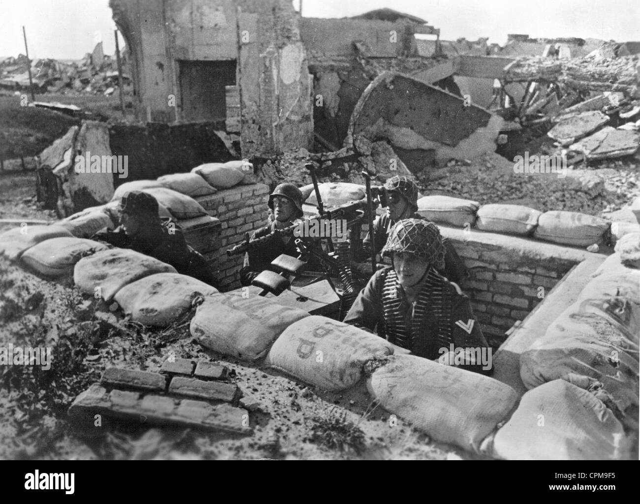 German soldiers at the Atlantic Wall, 1943 Stock Photo - Alamy