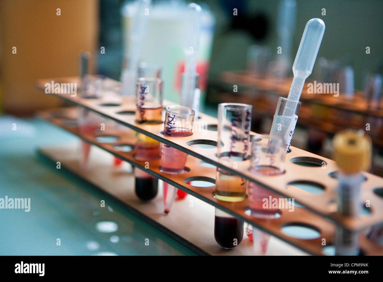 Pipet rack hi-res stock photography and images - Alamy
