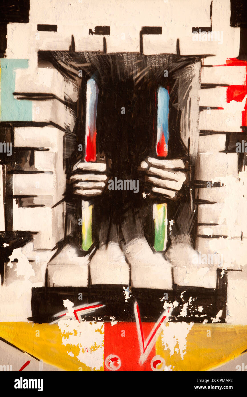 Prison walls paintings hi-res stock photography and images - Alamy
