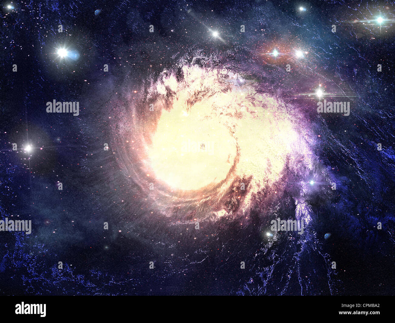 Abstract fantastic space storm and nebula background Stock Photo - Alamy