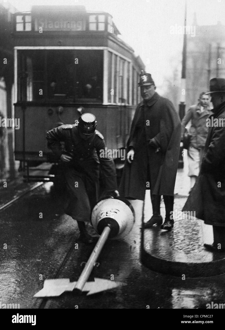 Strike of the Berlin Transportation Company, 1932 Stock Photo - Alamy