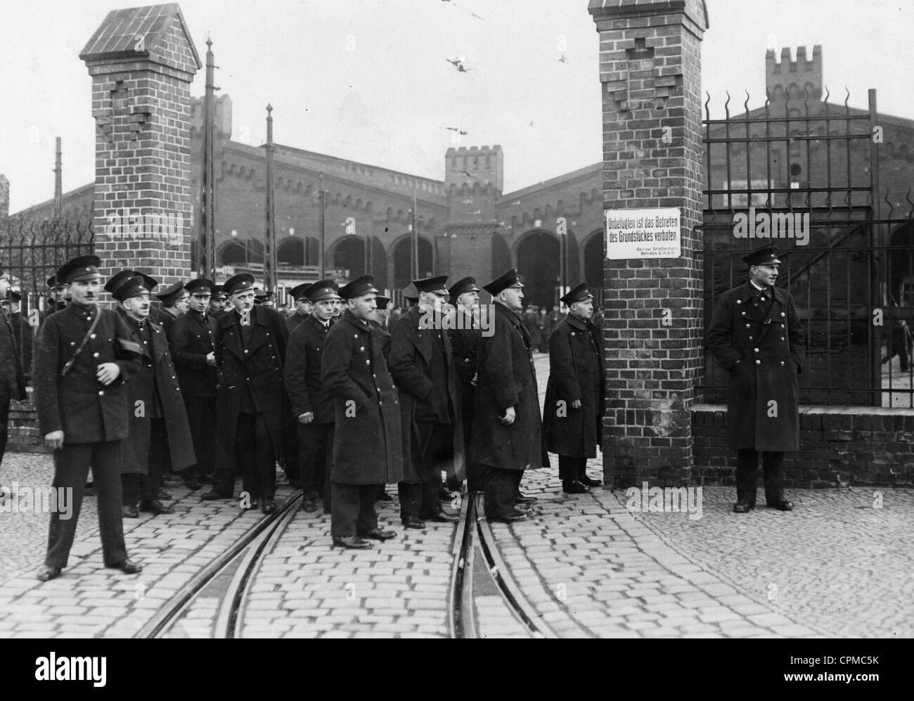 Strike of the Berlin Transportation Company, 1932 Stock Photo - Alamy