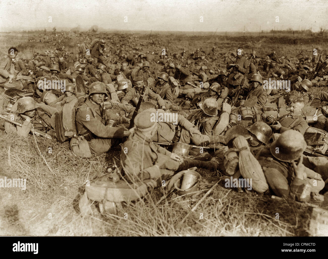German soldiers during the Michael offensive on the Western Front, 1918 ...