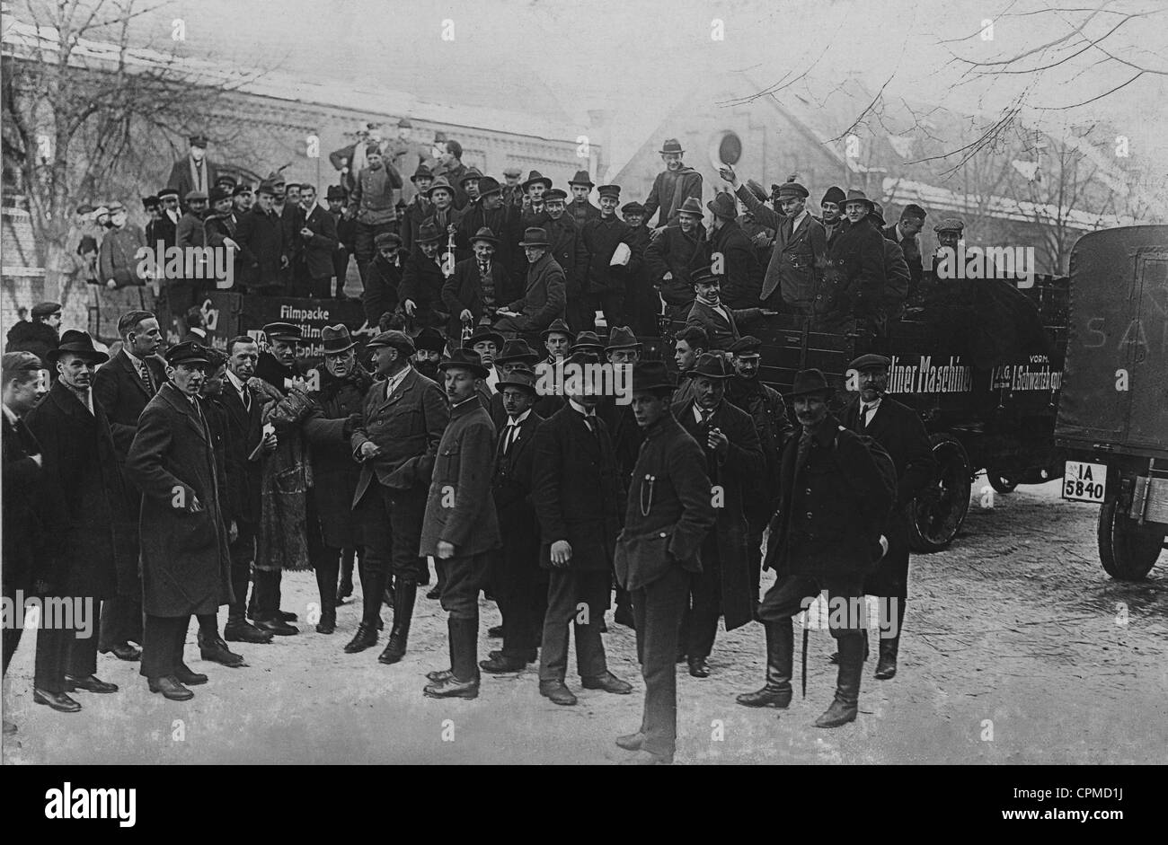 Railroad strike in the German Empire, 1922 Stock Photo - Alamy