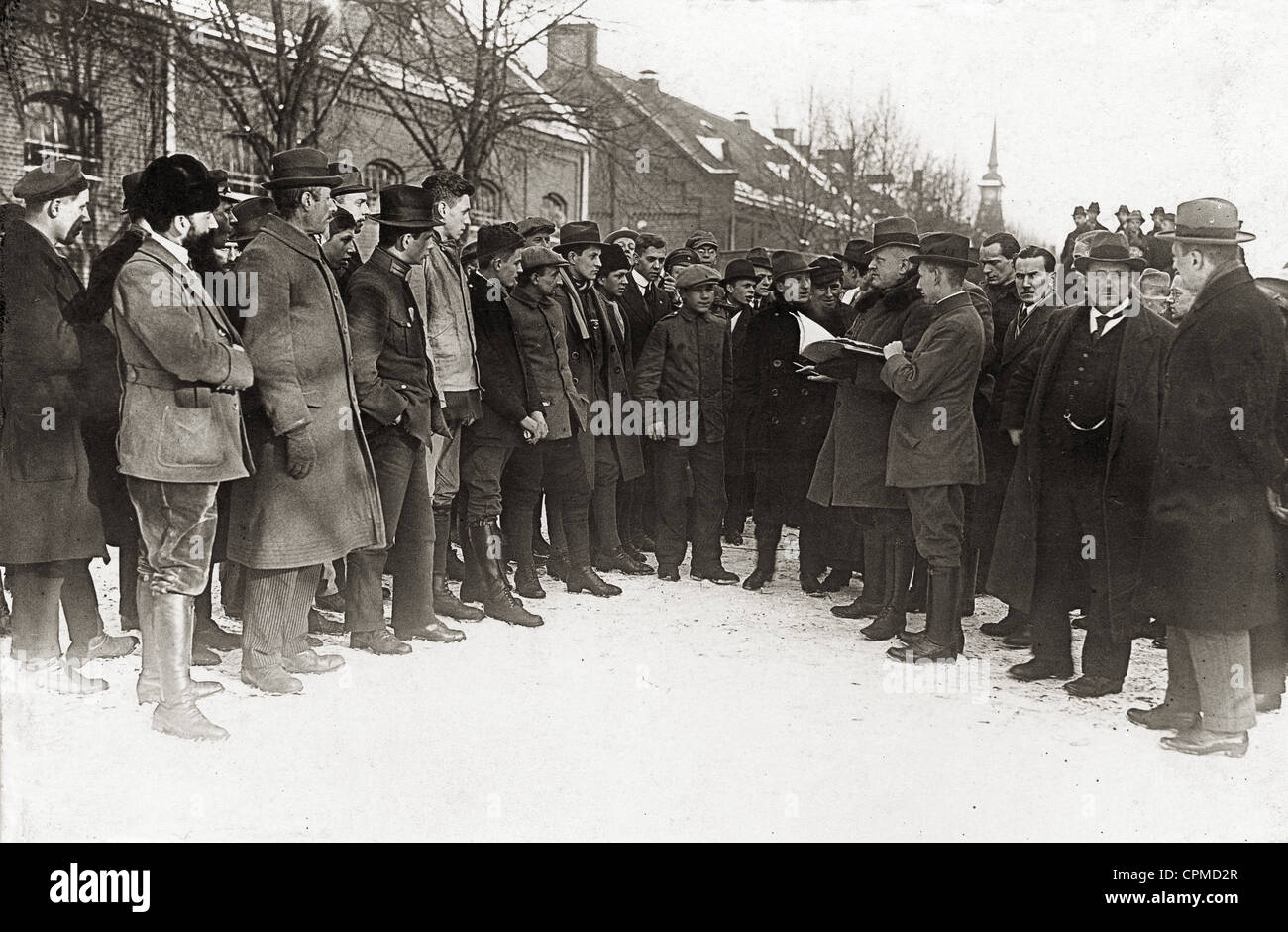Railroad strike in the German Empire, 1922 Stock Photo - Alamy