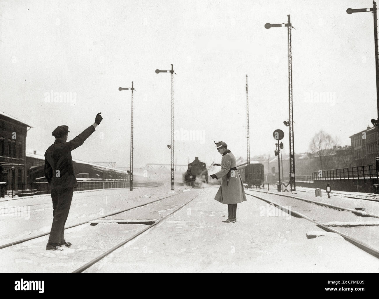 Railroad strike in the German Empire, 1922 Stock Photo - Alamy