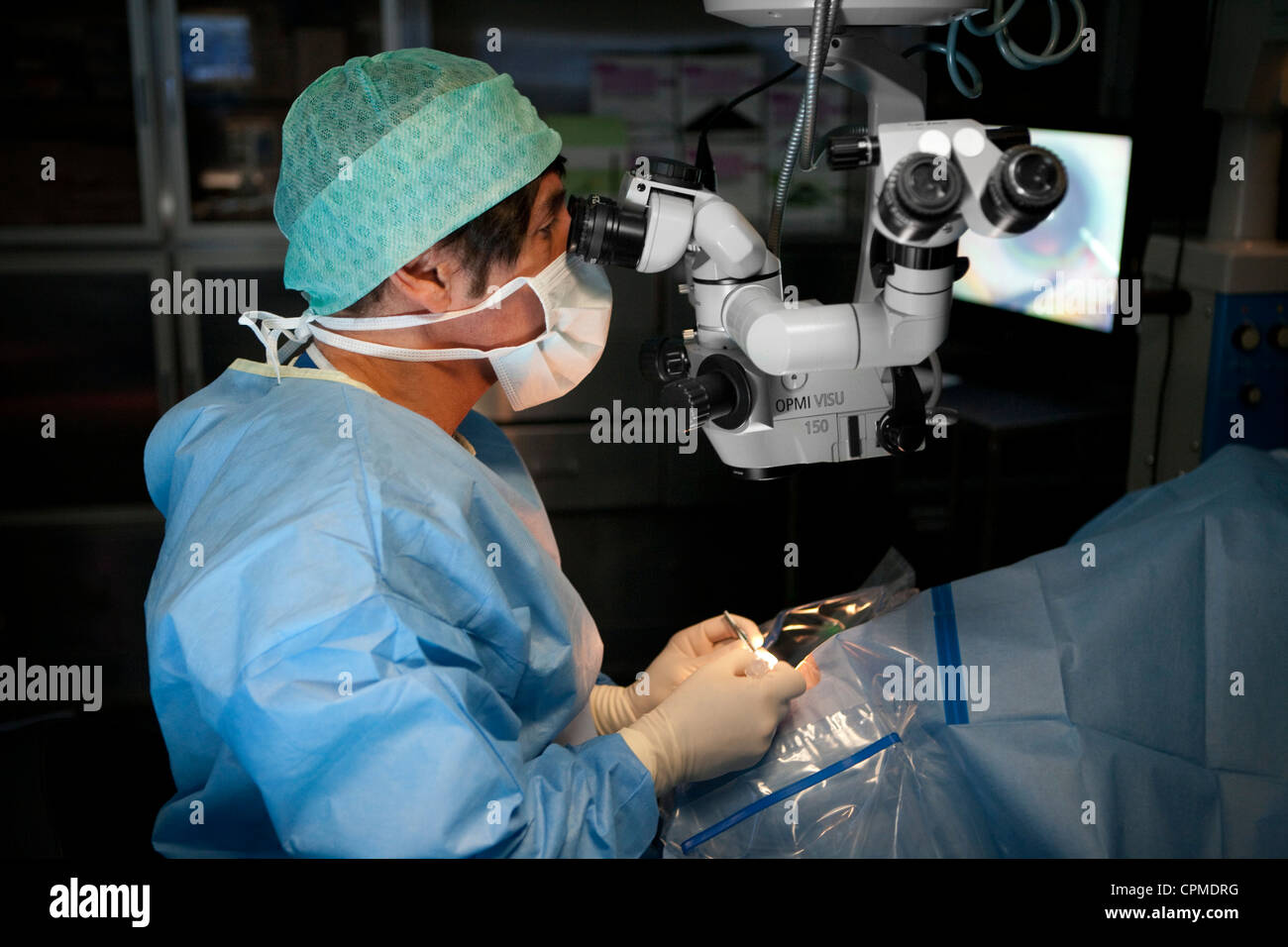 Prosthetic intra ocular lens implants hi-res stock photography and ...