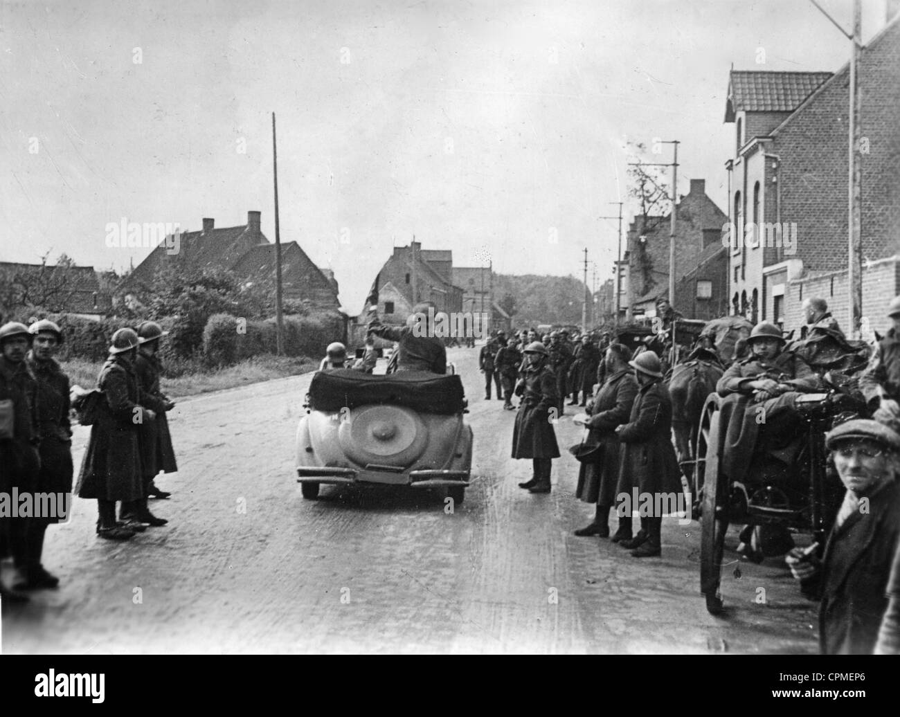 Capitulation of the Belgian Army, 1940 Stock Photo - Alamy